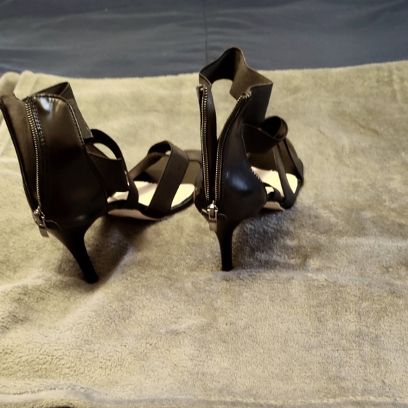 Shoes | Zipper Heels With Cross Straps | Poshmark